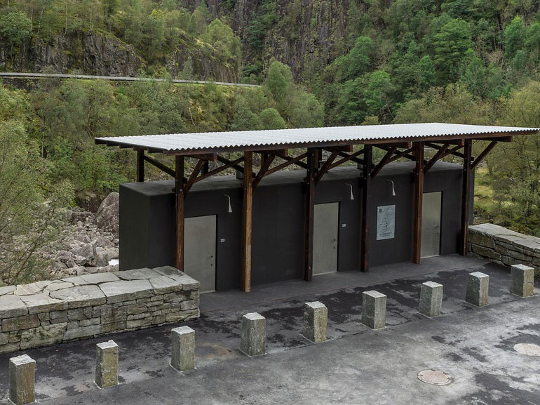 Black Ensemble: Mine Shacks by Peter Zumthor