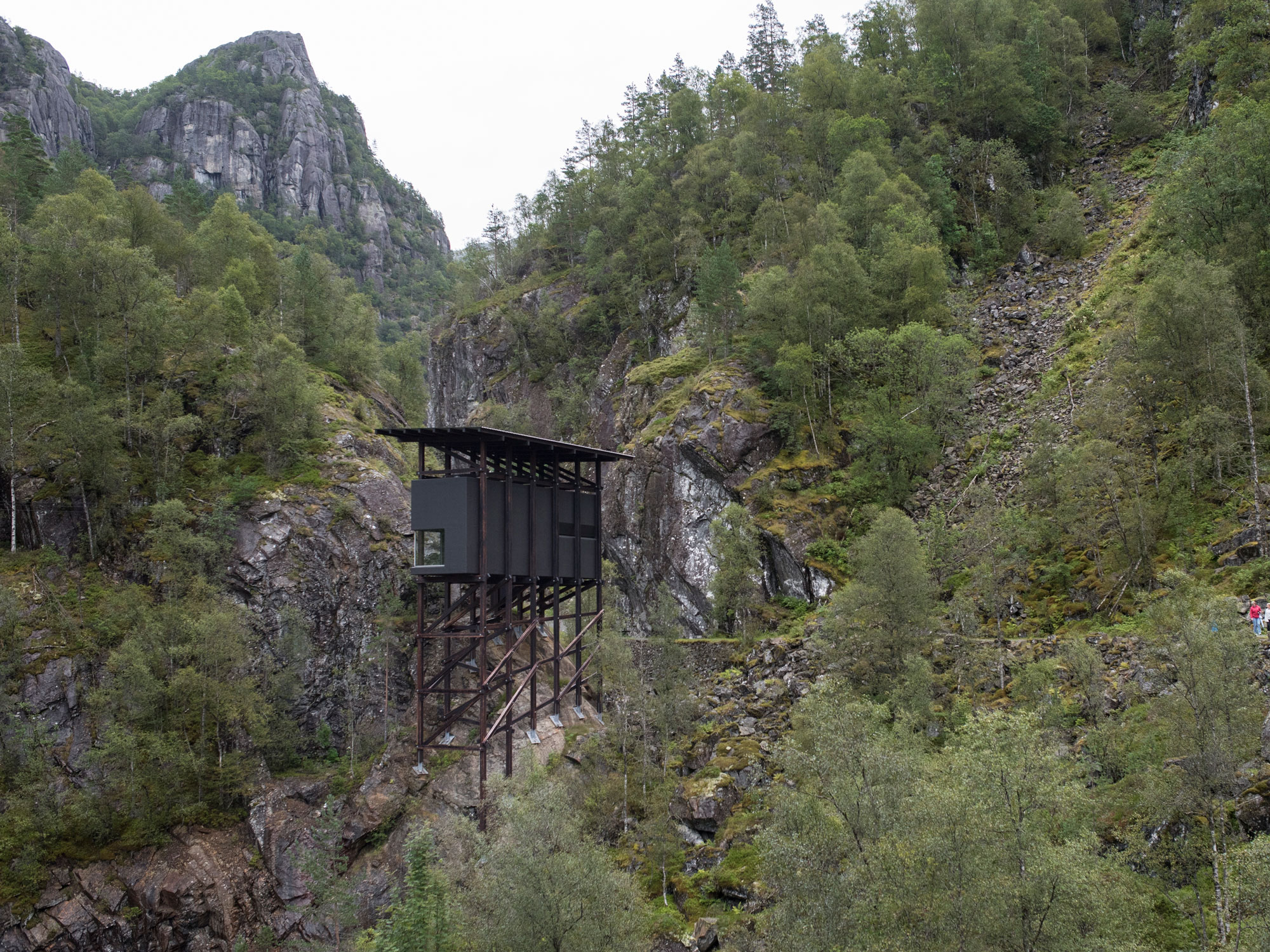 Black Ensemble: Mine Shacks by Peter Zumthor