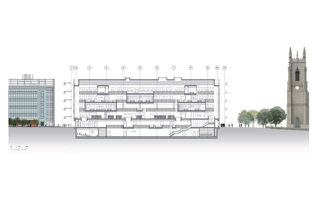 Der Diamant: Universitätsgebäude in Sheffield
